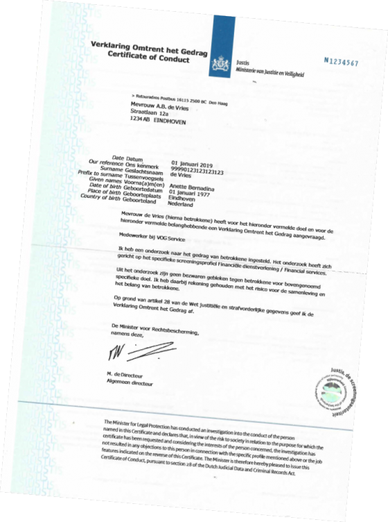 VOG Service | Voldoet uw praktijk aan de wetgeving binnen de WKKGZ?